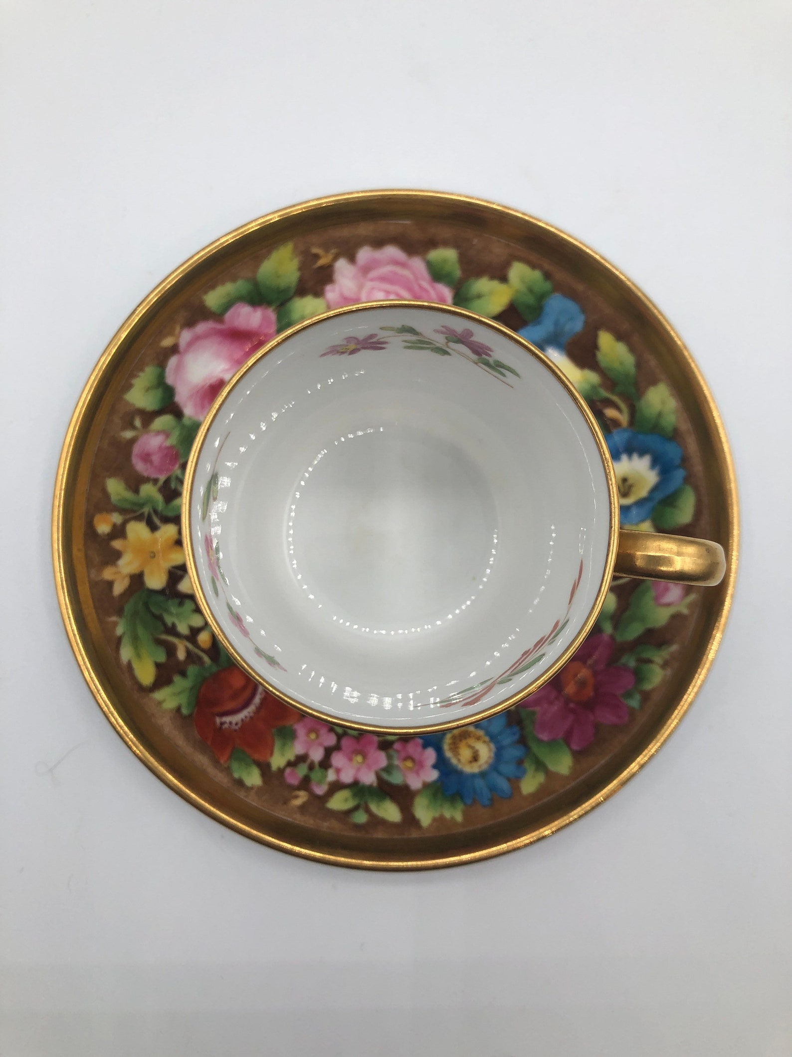 RARE Spode Copeland Floral Demitasse T.G. Goode and Co. Hand - Etsy