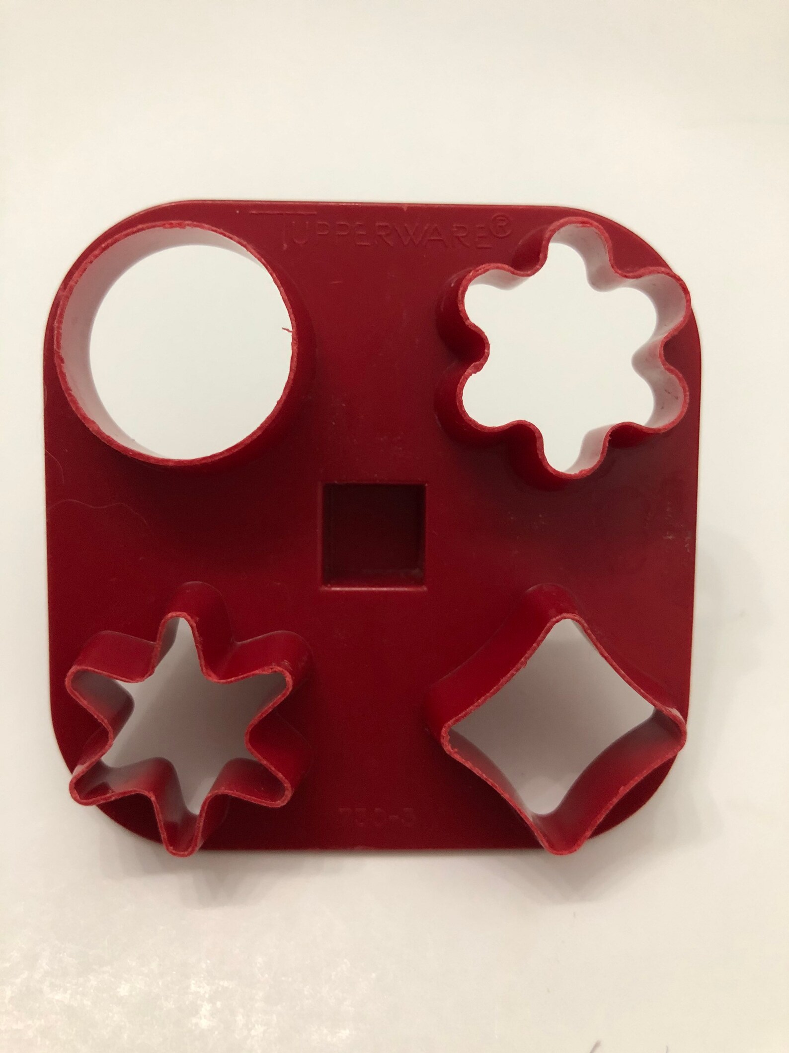 Classic Tupperware Cookie Cutters With Canape Cutter, Eight Piece Set ...