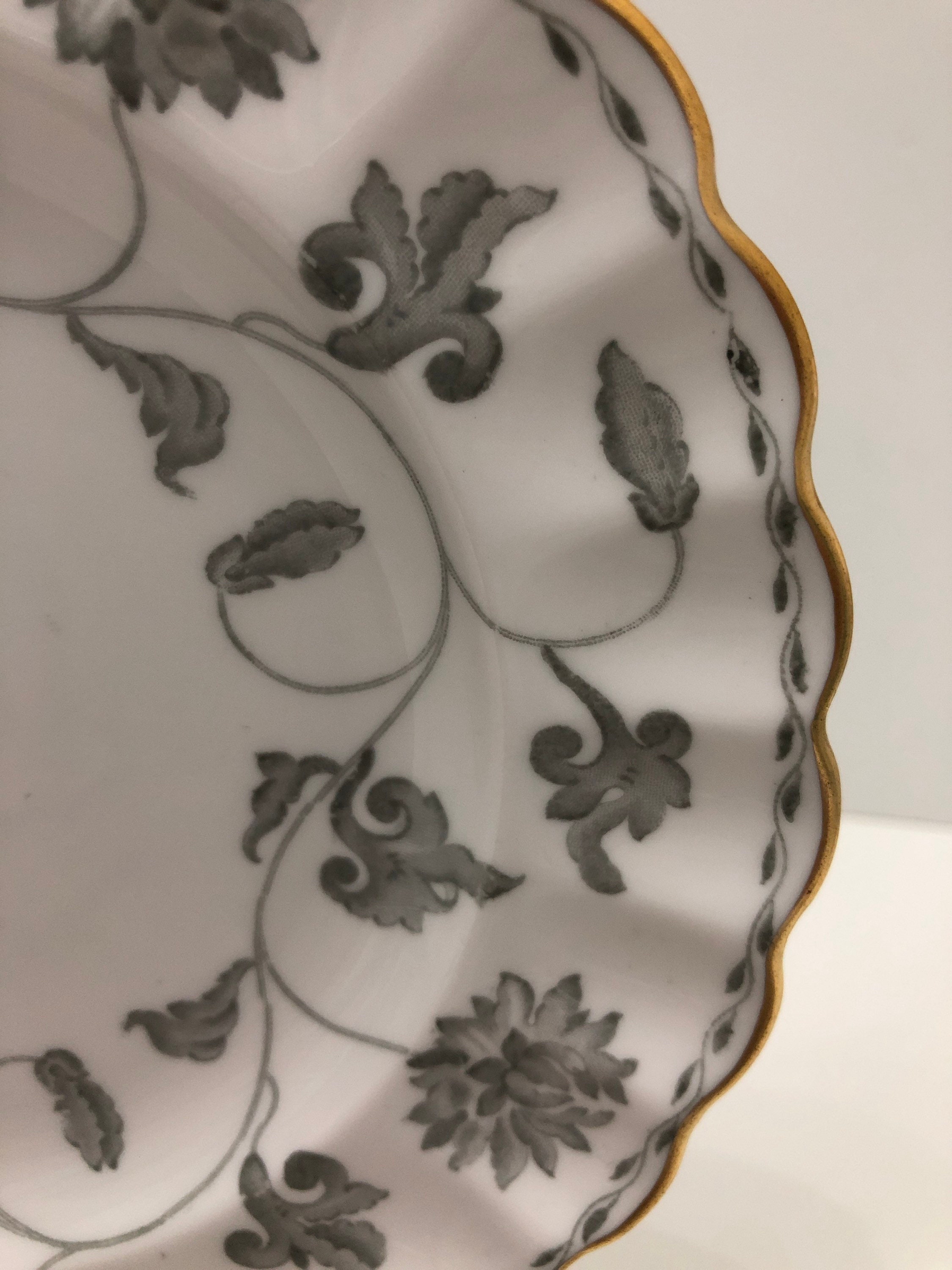 Spode Copeland Colonel Gray Gold Trim Bread & Butter Plates | Etsy