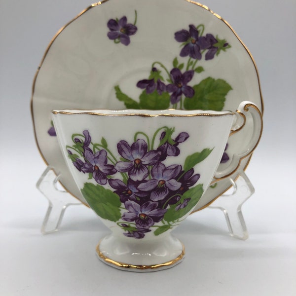 Violet Tea Cup - Etsy