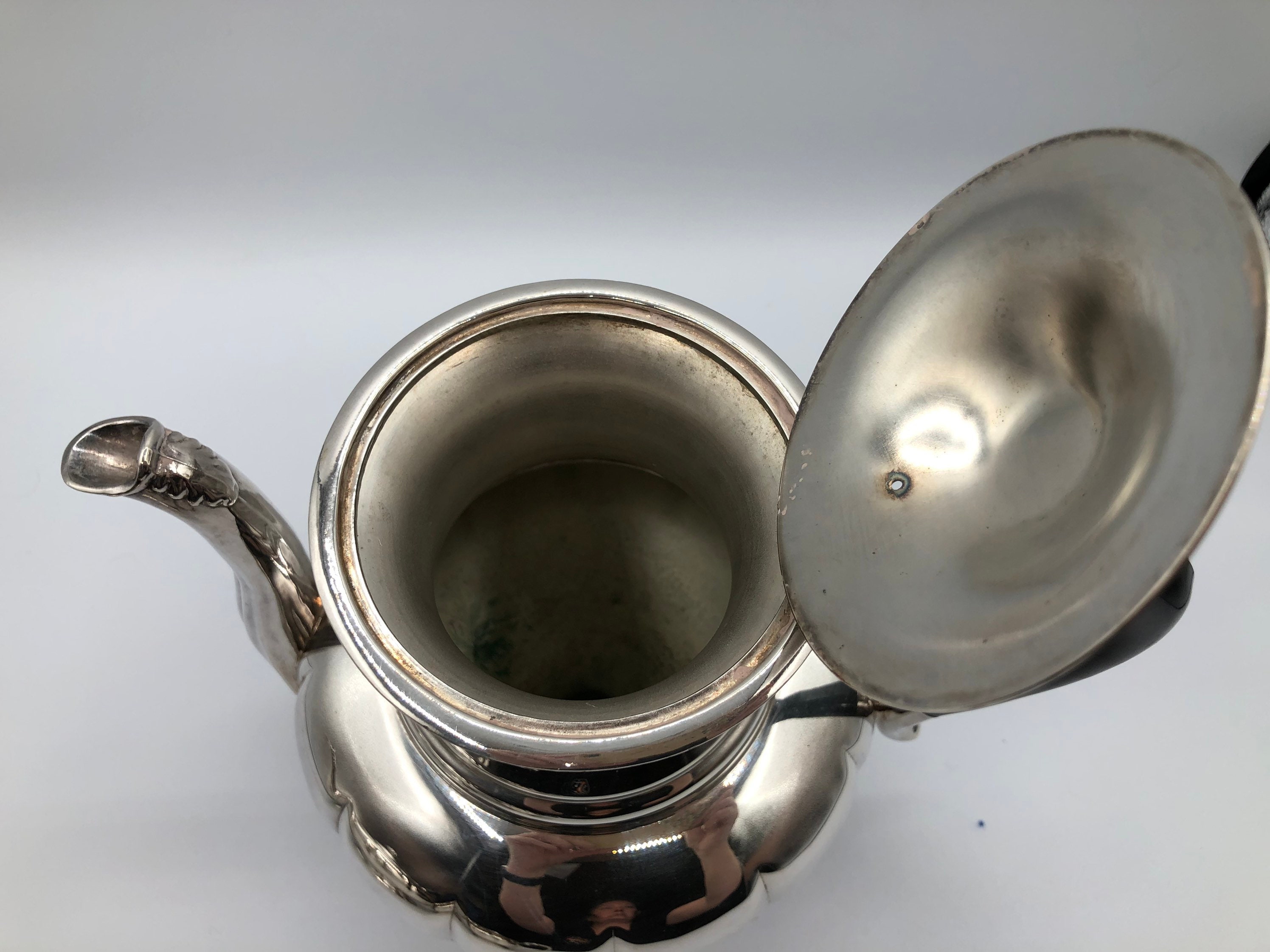 Four Piece Marlboro Silver Plate Victorian Style “old Four Piece Marlboro Silver Plate Victorian Style “old