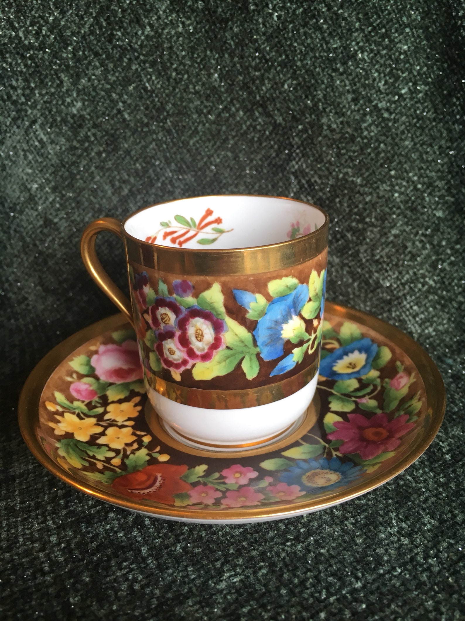 RARE Spode Copeland Floral Demitasse T.G. Goode and Co. Hand | Etsy