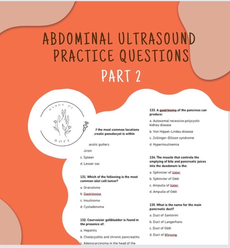Ultrasound Abdomen Practice Questions Part 2 Registry ARRT 210 ...