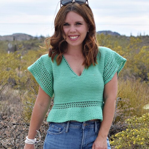 Peasant Style Top Crochet Pattern - Etsy