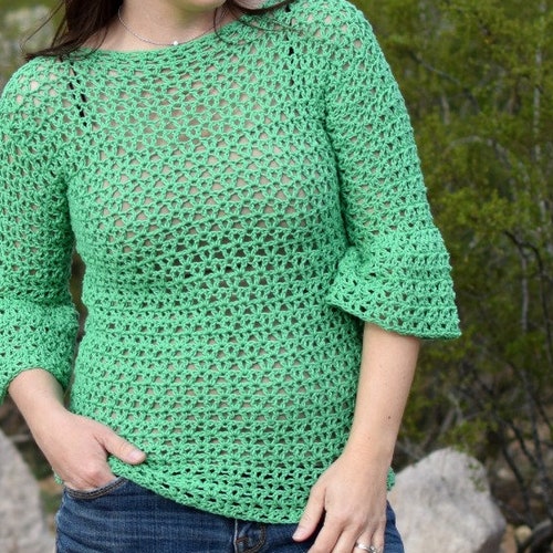 Spring Fling Top Crochet Pattern - Etsy