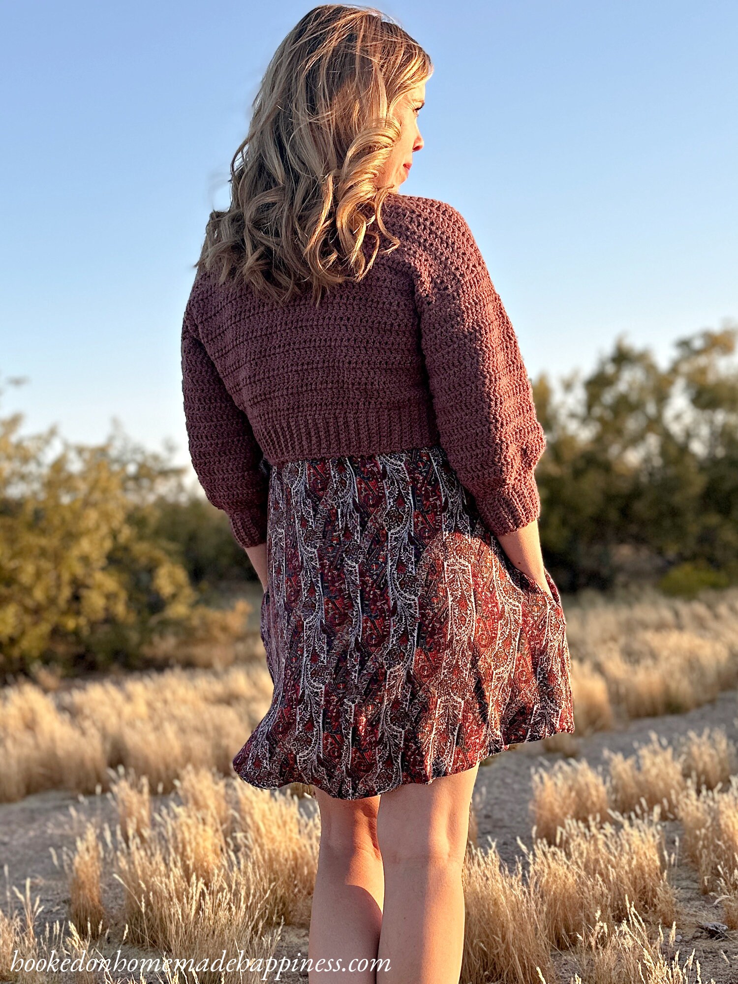 Cropped Cardi Crochet Cardigan Pattern - Etsy
