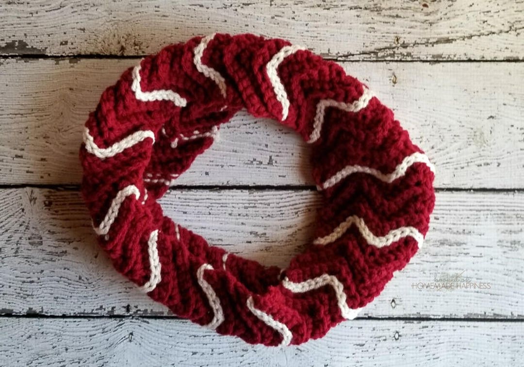 Textured Ripple Cowl Crochet Pattern - Etsy