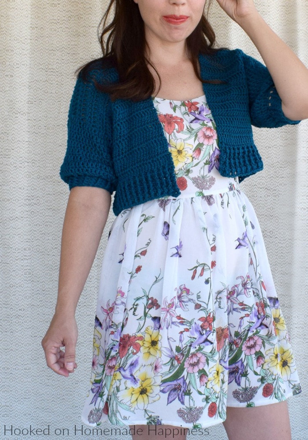 Cropped Cardi Crochet Cardigan Pattern - Etsy