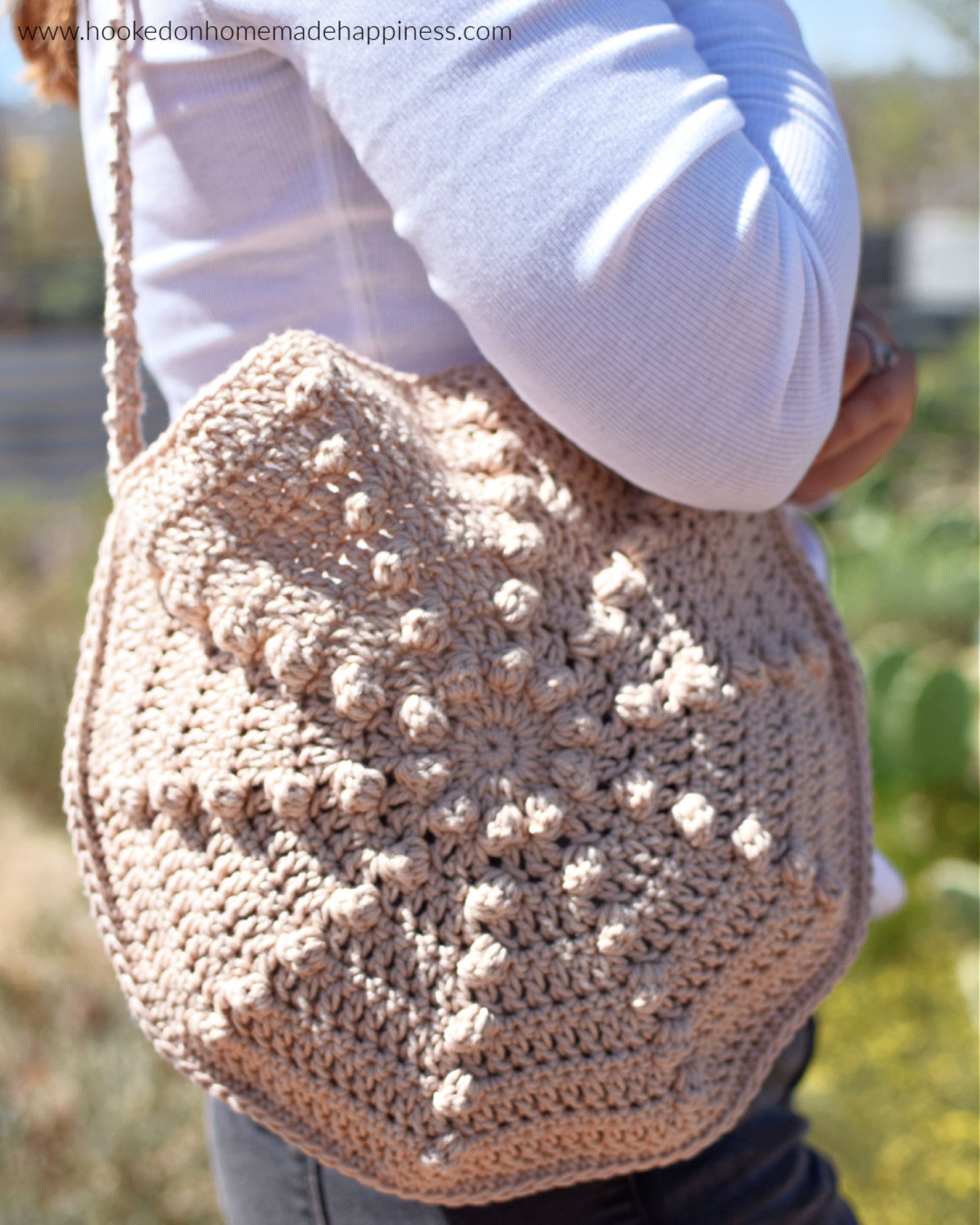 Sand Dollar Circle Bag Crochet Pattern - Etsy