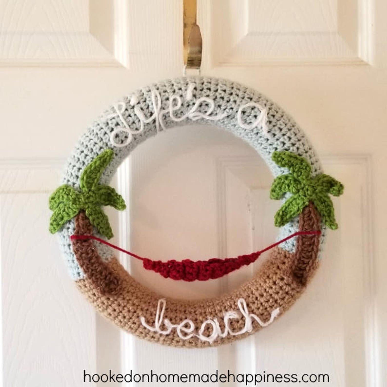 Summer Crochet Wreath Pattern - Etsy
