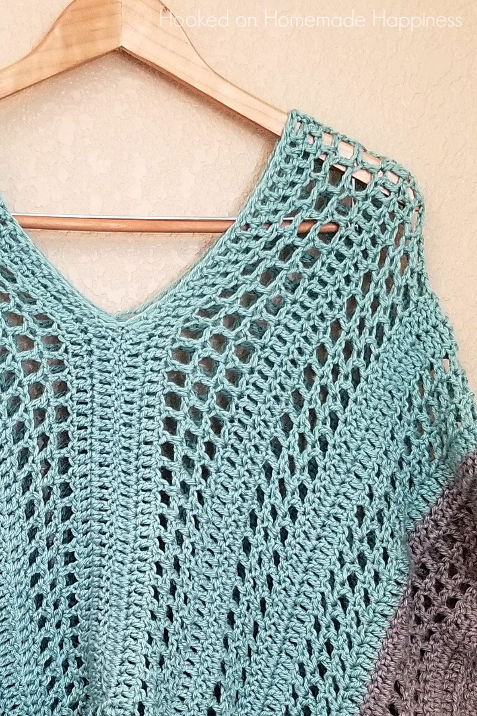 Spring Breeze Poncho Crochet Pattern | Etsy
