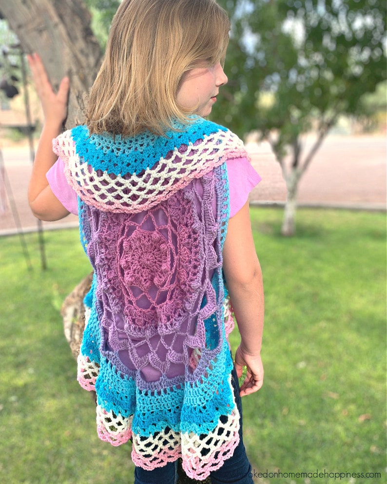 Mandala Vest Crochet Pattern | Etsy