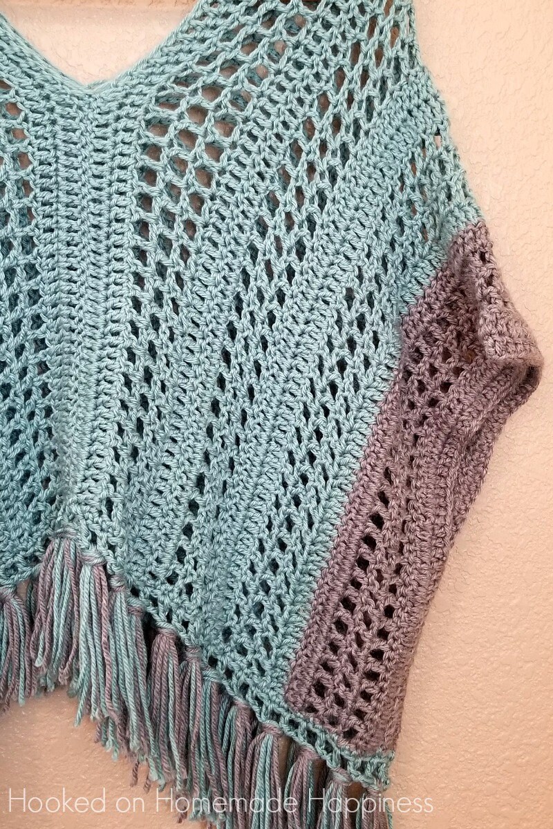 Spring Breeze Poncho Crochet Pattern | Etsy