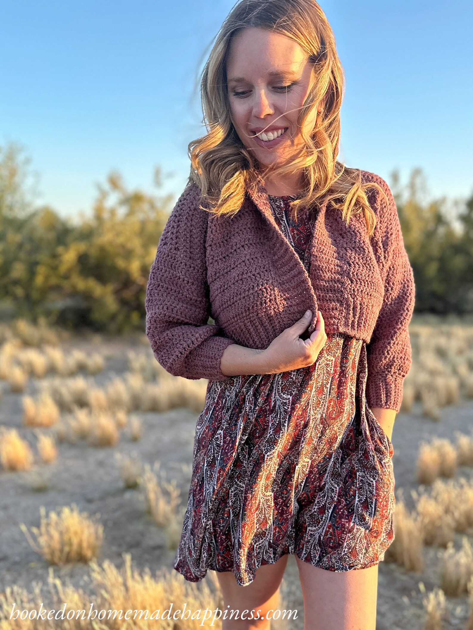 Cropped Cardi Crochet Cardigan Pattern - Etsy