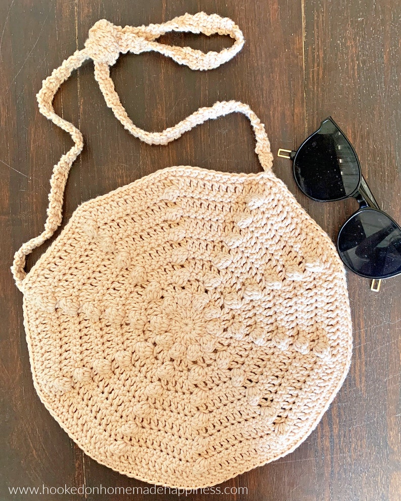 Sand Dollar Circle Bag Crochet Pattern - Etsy