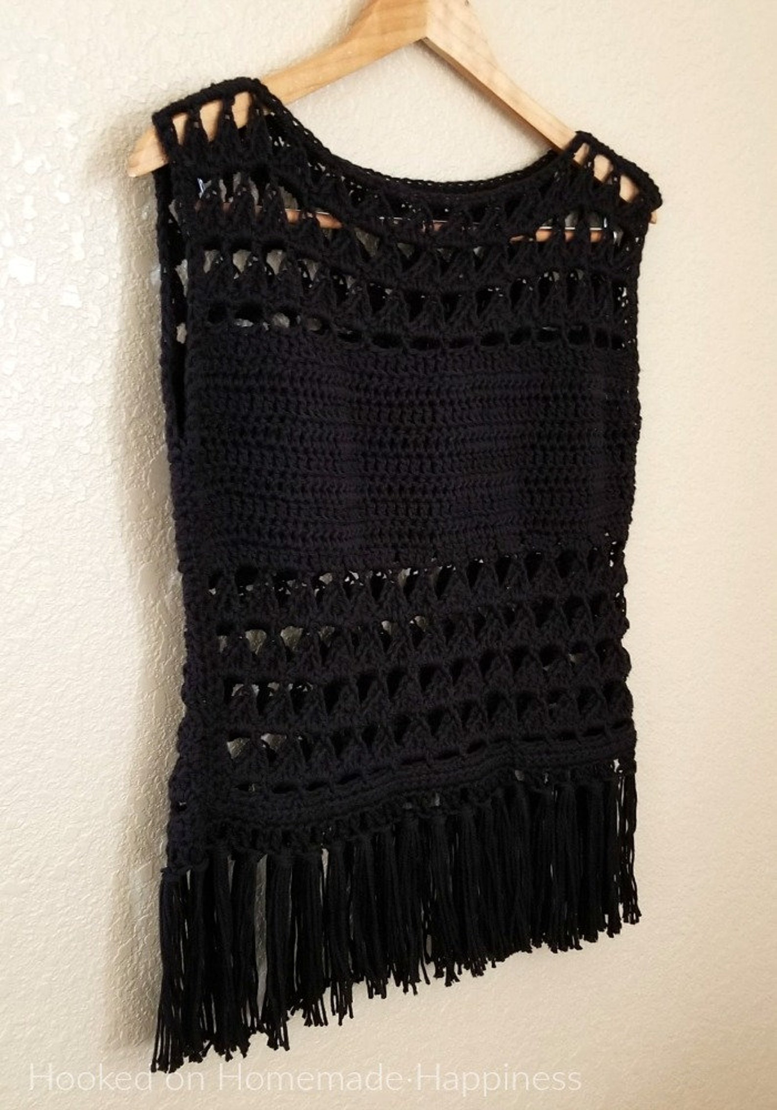 Triangles & Fringe Crochet Top Pattern | Etsy