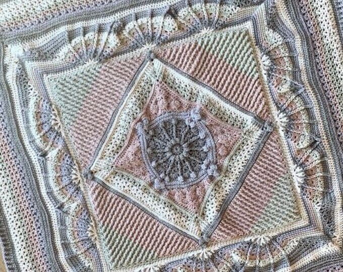 Mandala Blanket Crochet Pattern - Etsy