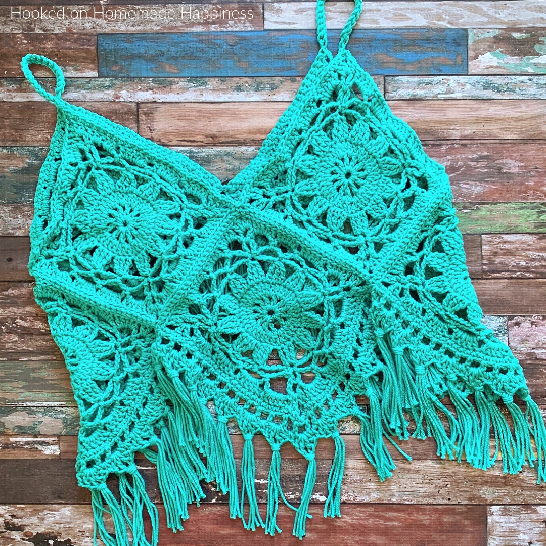Boho Tank Top Crochet Pattern - Etsy