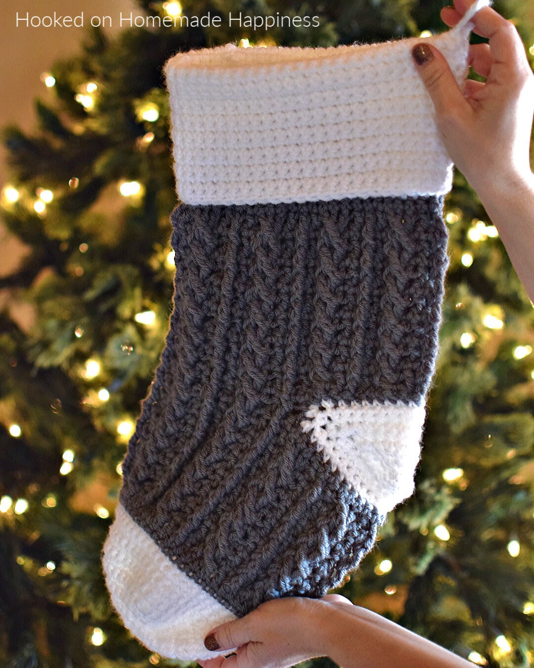 Cable Crochet Stocking Pattern - Etsy