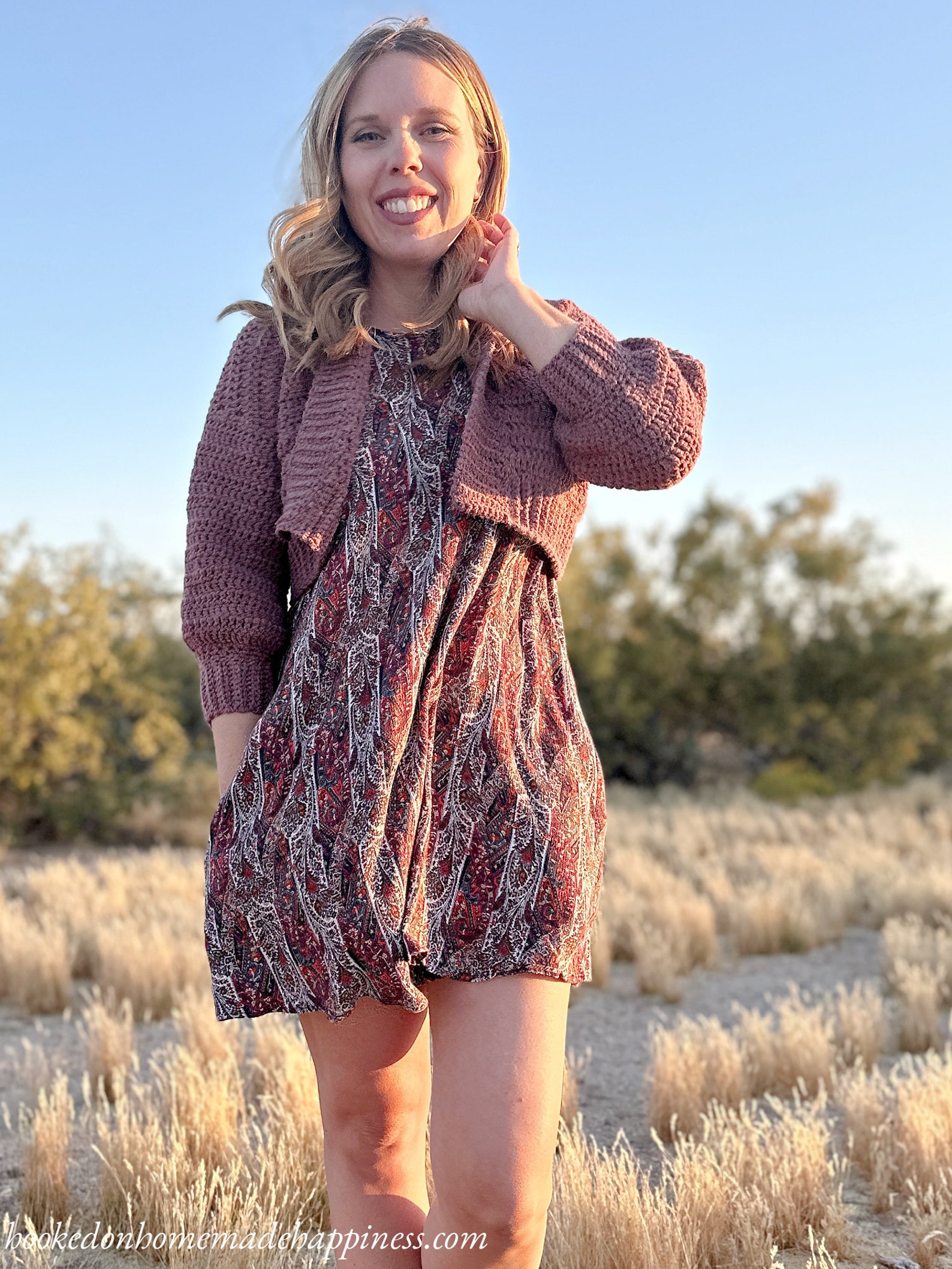 Cropped Cardi Crochet Cardigan Pattern - Etsy