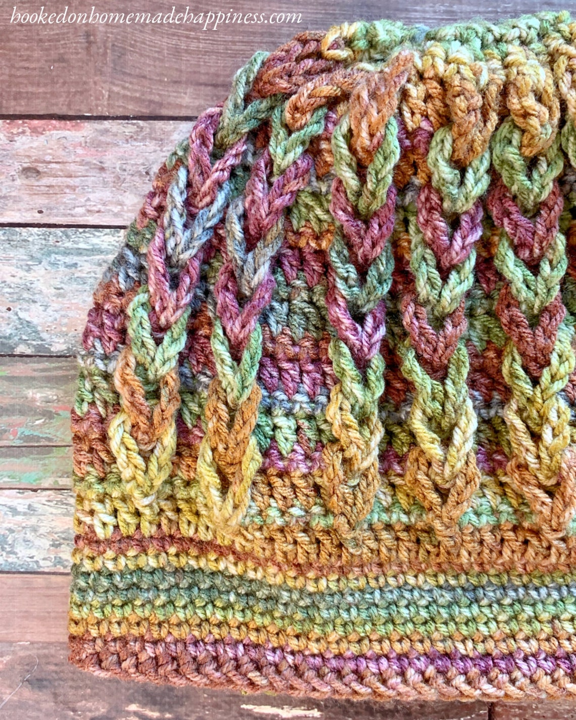 Braided Beanie Crochet Pattern - Etsy