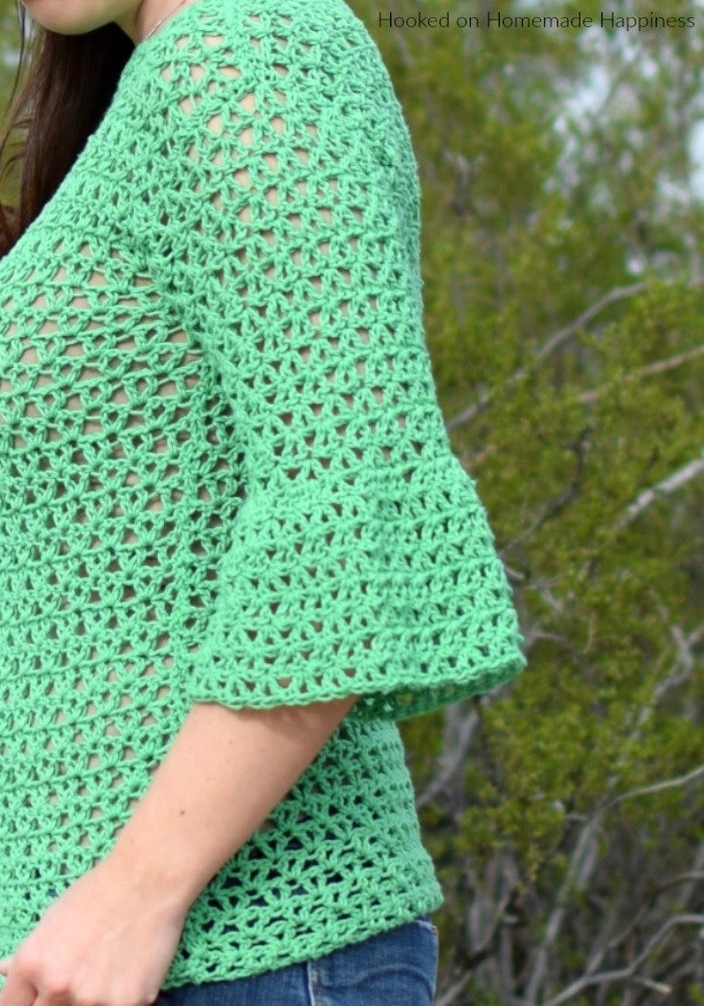 Spring Fling Top Crochet Pattern | Etsy