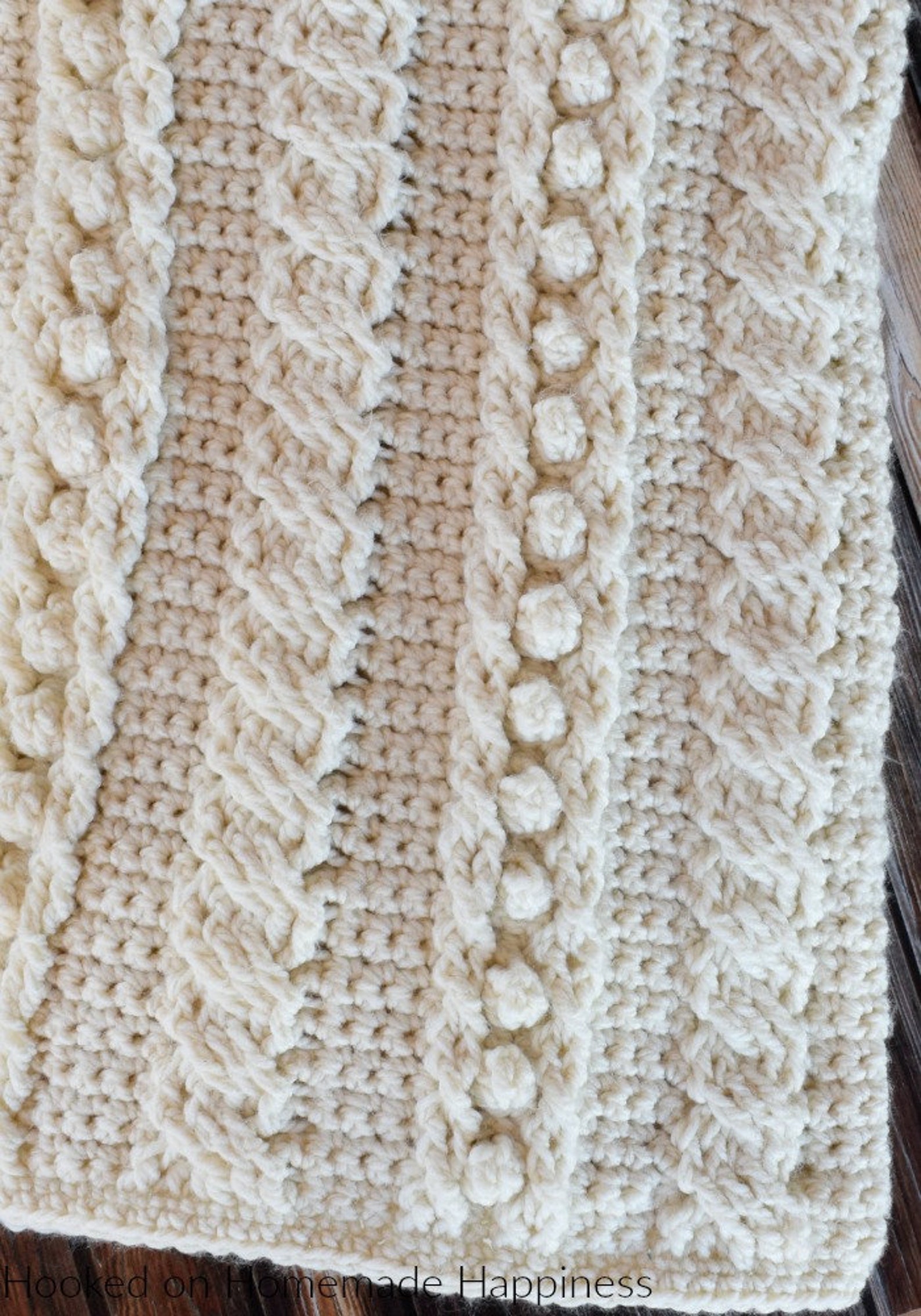 Crochet Cable Blanket Crochet Pattern - Etsy