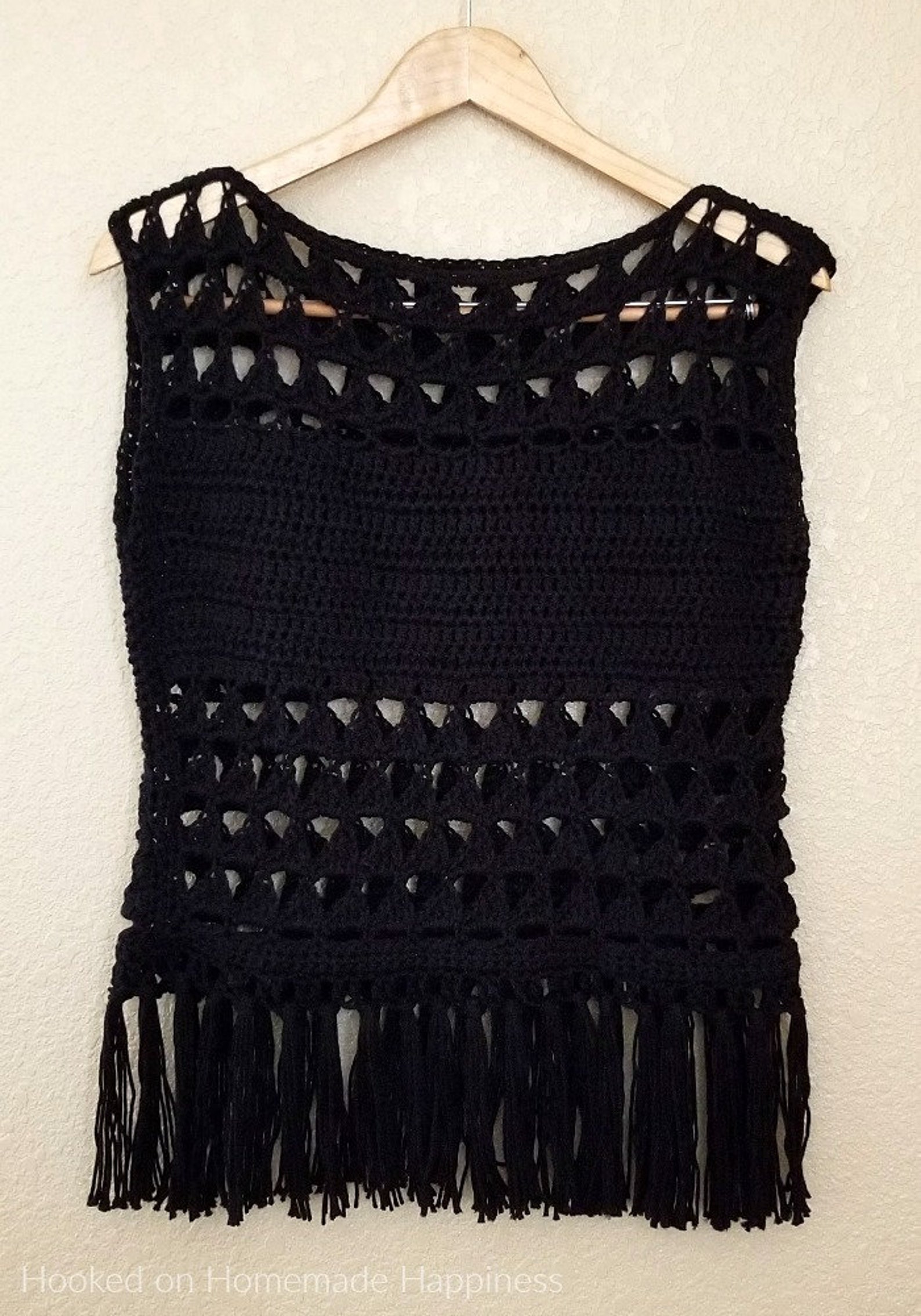 Triangles & Fringe Crochet Top Pattern - Etsy