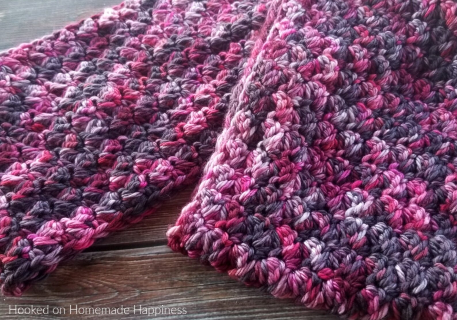 Claret Infinity Scarf Crochet Pattern - Etsy