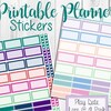 Printable Planner Stickers Half Boxes Quarter Boxes Check Boxes ...