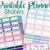 Printable Planner Stickers Half Boxes Quarter Boxes Check Boxes ...