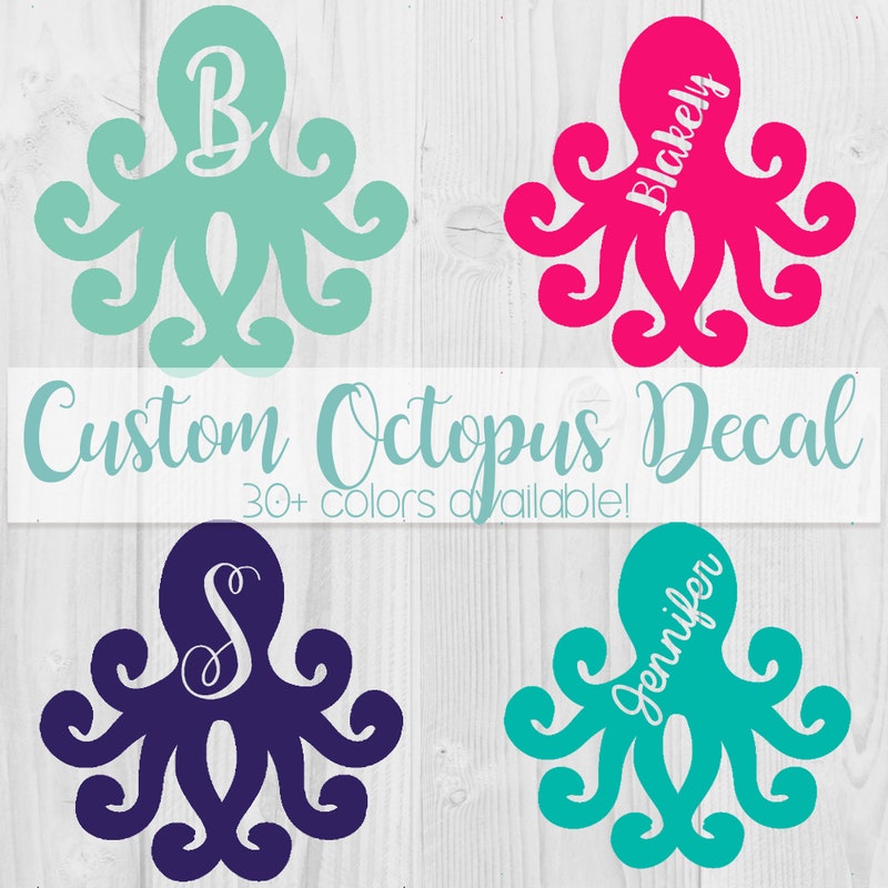 Octopus Decal - Etsy
