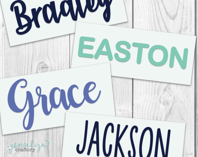 Name Decal••name Sticker••vinyl Name Decal••personalized Name Decal ...
