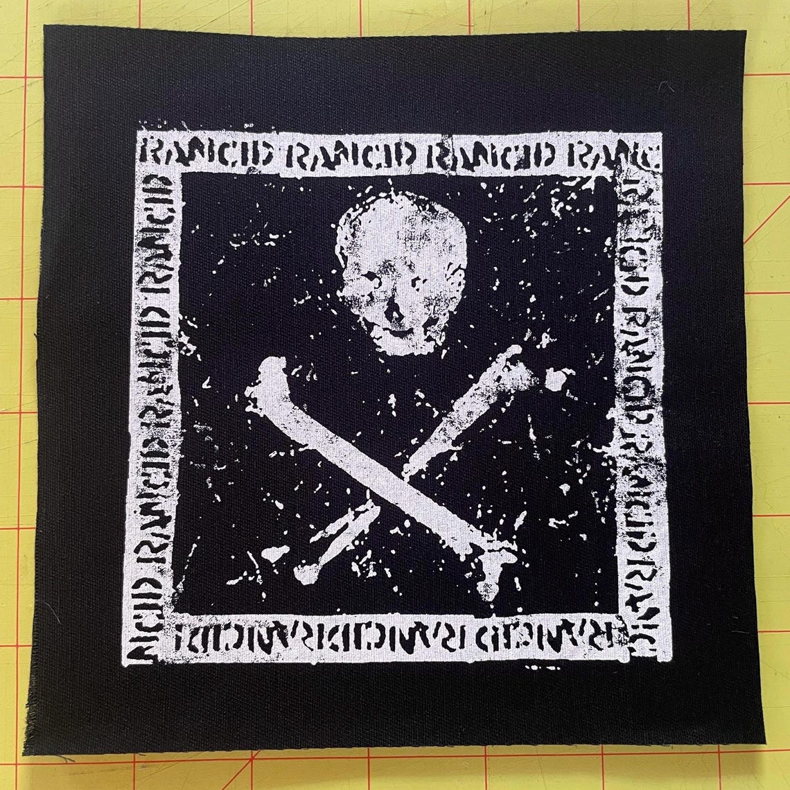 Rancid Patch: Punk Rock Skull & Crossbones Sew-on - Etsy