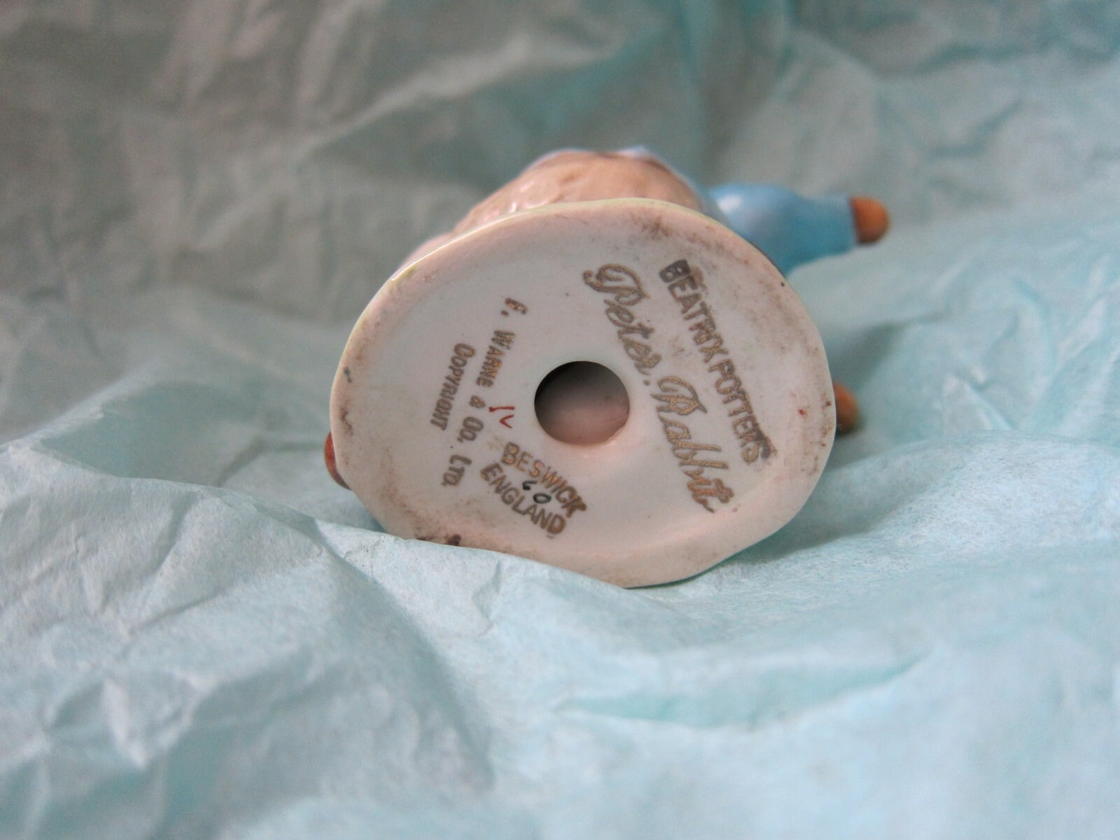 Peter Rabbit Figurine Vintage Bp2a - Etsy