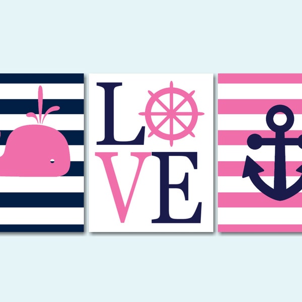 Pink Nautical - Etsy