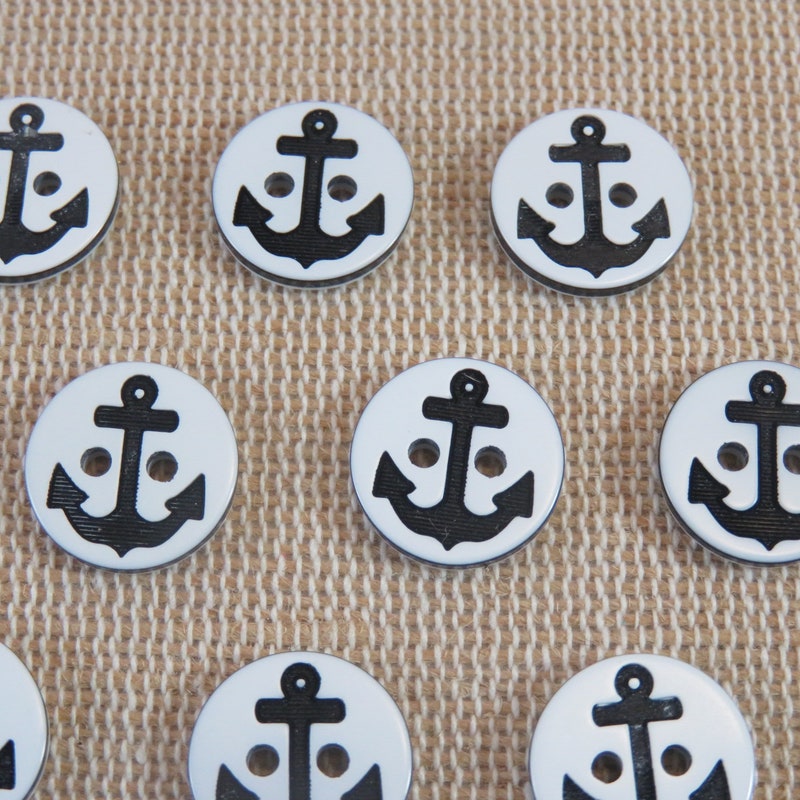 Anchor Buttons - Etsy