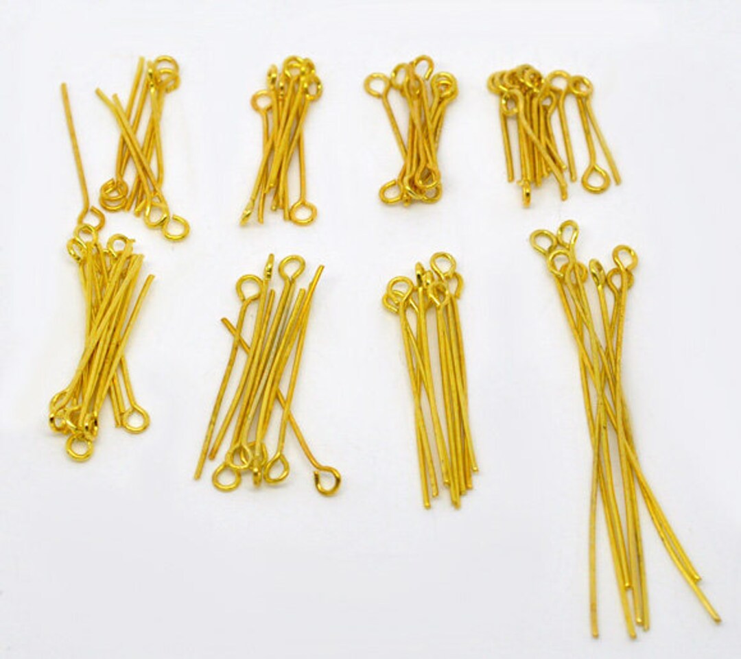 50 Studs Head Loop Gold 18mm 20mm 22mm 26mm 28mm 30mm - Etsy