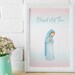 Blessed Art Thou Watercolor Bundle Blessed Mother Greeting Cards ...
