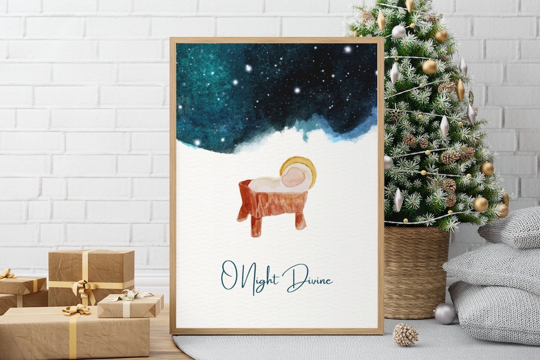 O Night Divine Bundle - Oh Night Divine - Christmas Sign - Christmas ...