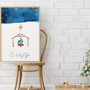 O Holy Night Bundle - Oh Holy Night Print - O Holy Night Sign ...