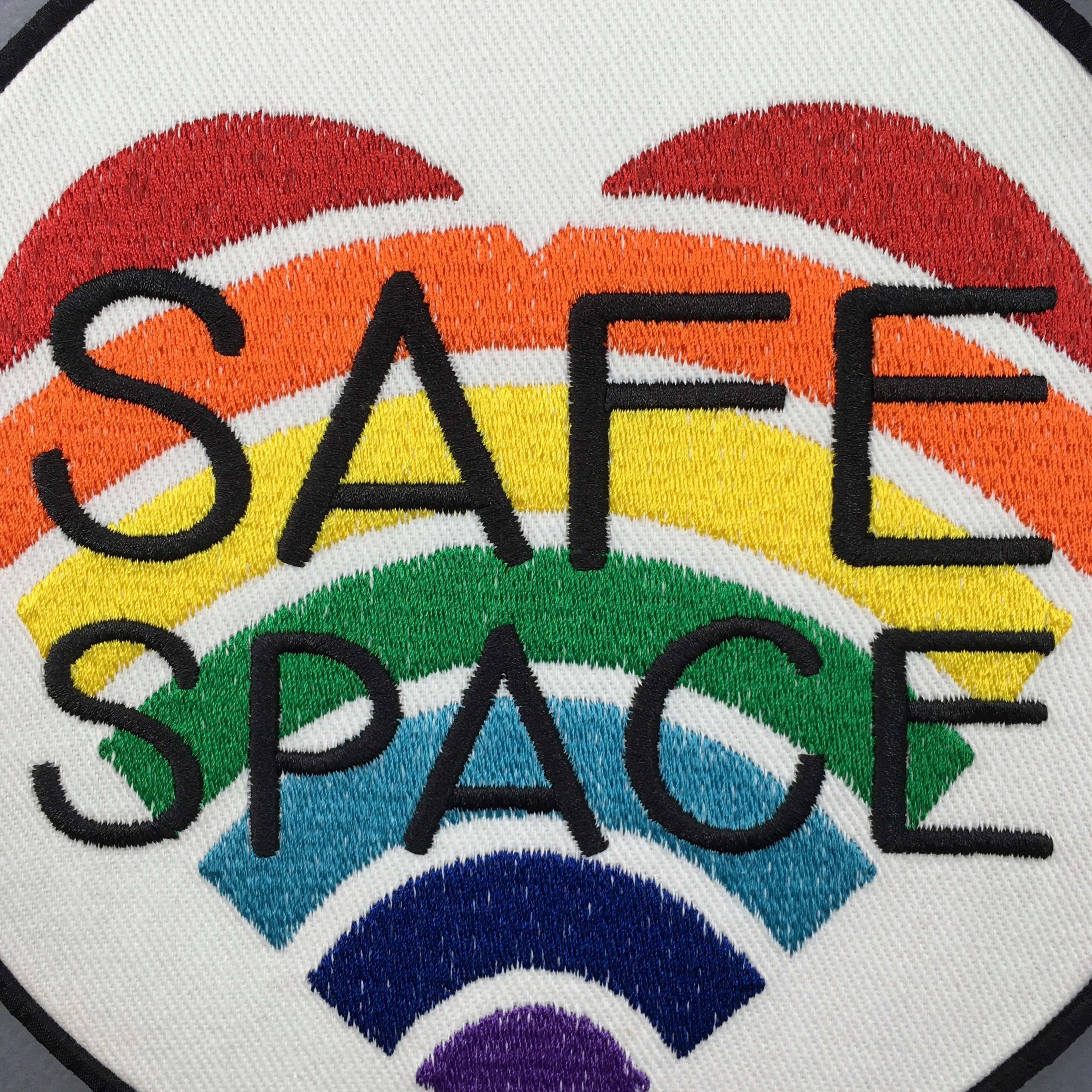 Safe Space Embroidered Hooped Wall Hanging for Business - Etsy
