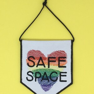 Safe Space Wall Hanging Banner for Business, Office, School - Etsy