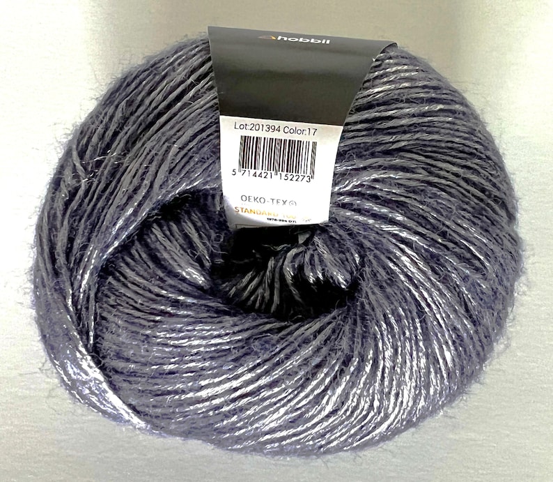 Hobbii Metallico Fine Yarn Choice of 4 Colors Shiny Elegant - Etsy