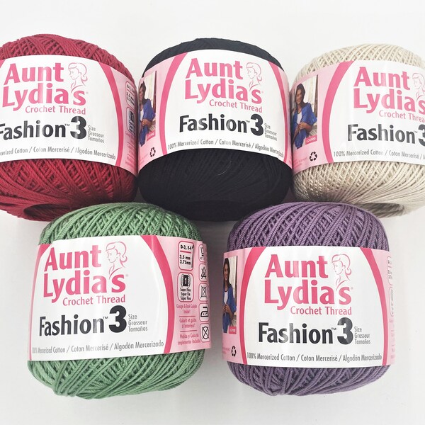 Crochet Thread Size 3 - Etsy