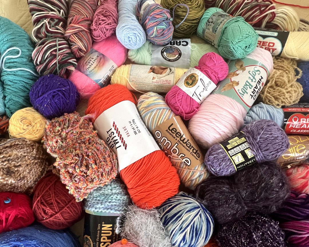 Mystery Yarn Box, Variety of Fibers Weights and Colors, Choice of Yarn ...