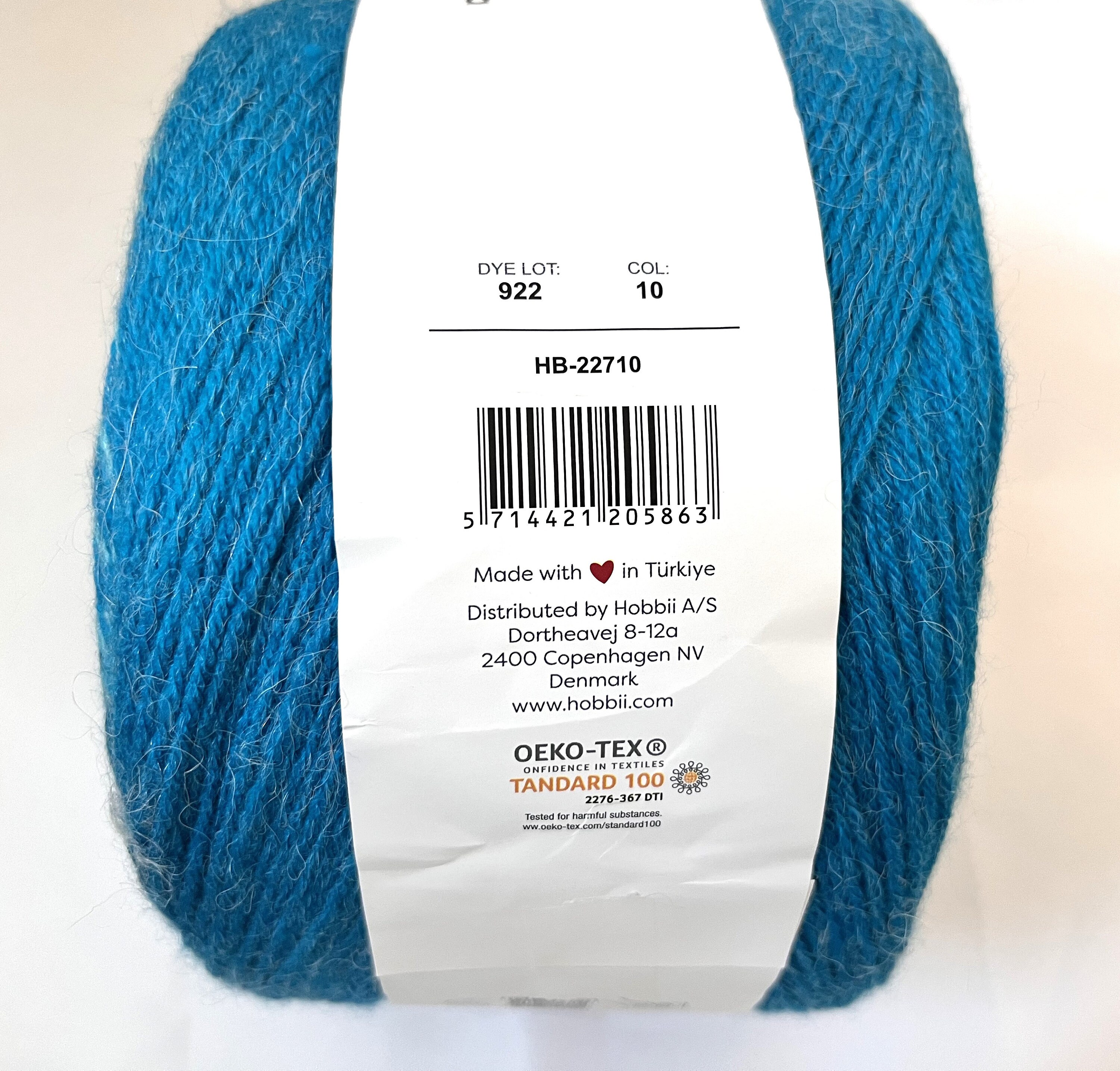 Hobbii Wheel of Alpaca Luxurious Cake Yarn, Tropical Ocean 10 Long ...