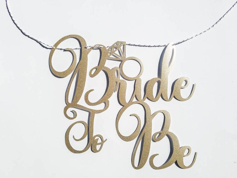 Bride to Be Banner Bridal Shower Banner Bachelorette Party | Etsy