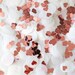 Bridal Shower Confetti, Tissue Paper Confetti, Pink Confetti, Heart ...