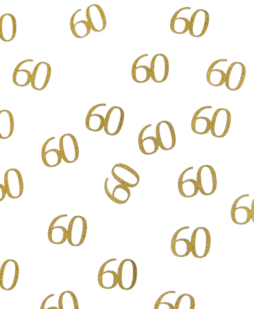 Glitter 60th Birthday Confetti, Party Decorations - Etsy